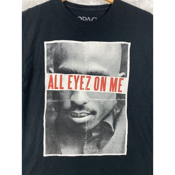 2Pac | Tops | Tupac Shakur 2pac All Eyez On Me Black Tshirt Womens Size ...
